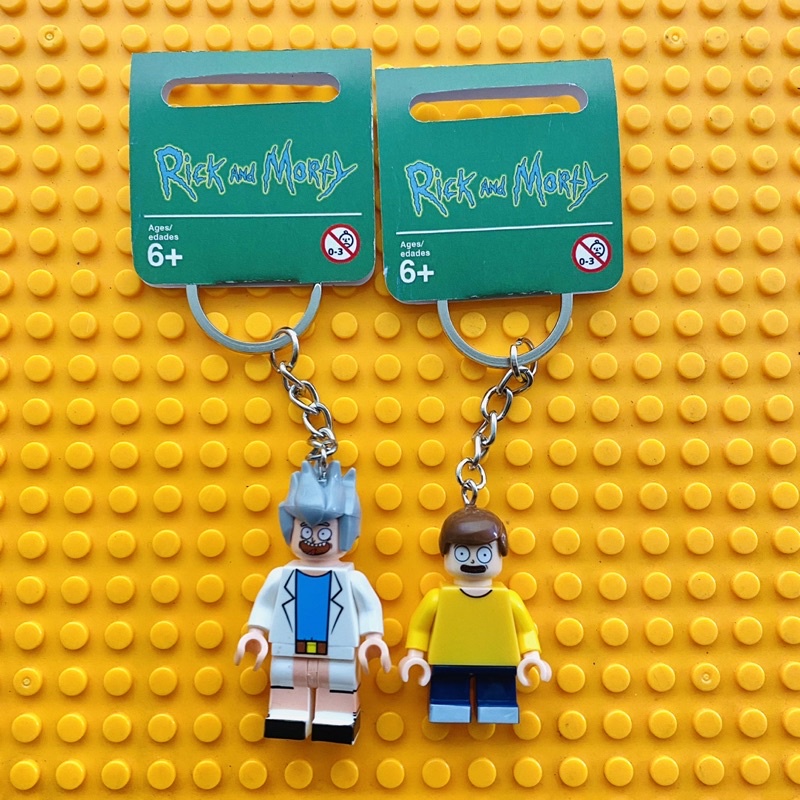[PROMO] Rick and Morty Custom Brick Keychain | Shopee Philippines