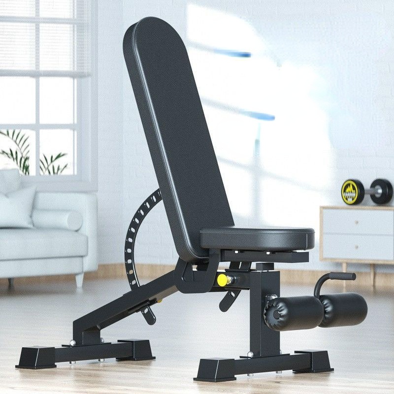 Adjustable Dumbbell Stool Multifunctional Sit-Ups Abdominal Board Press ...