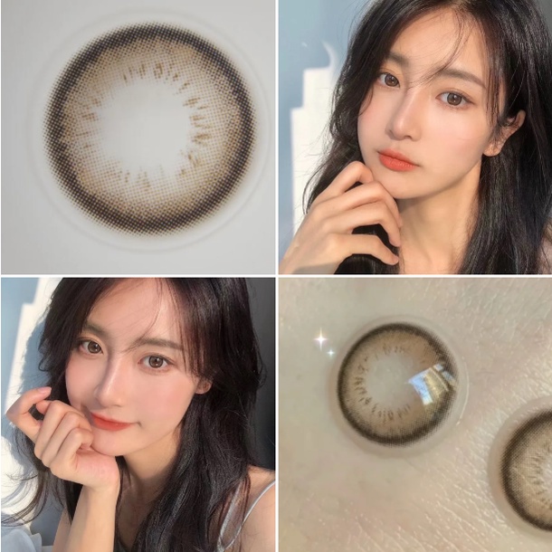 (graded lens&COD) UYAAI 1 pair of color contact lenses 14.2MM in ...