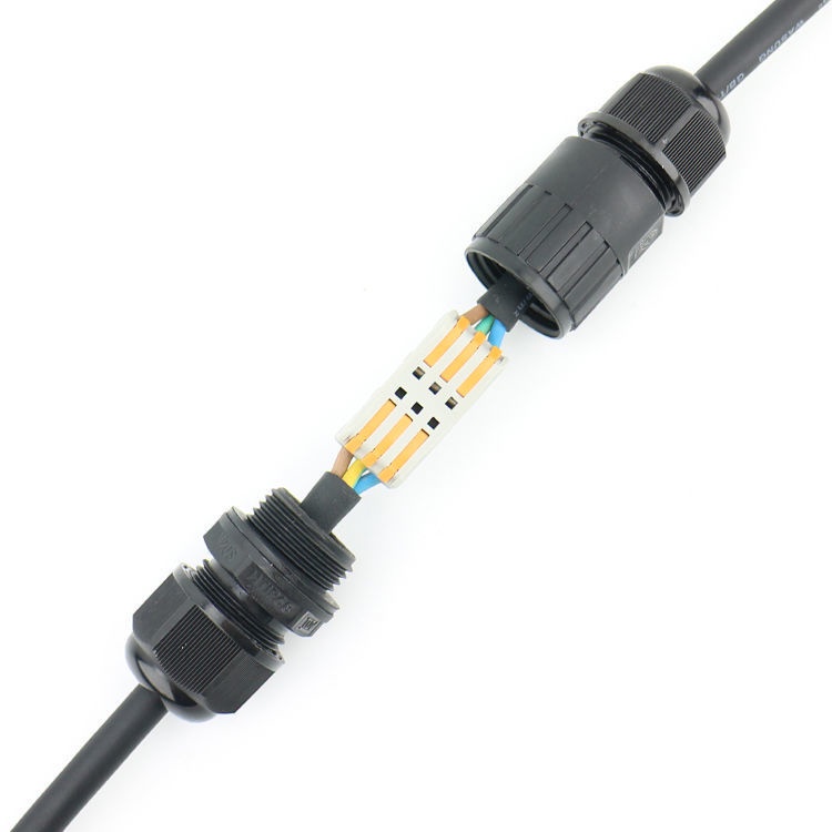 Wire-to-Wire Waterproof Connector Wire Electrician Quick Intermediate ...