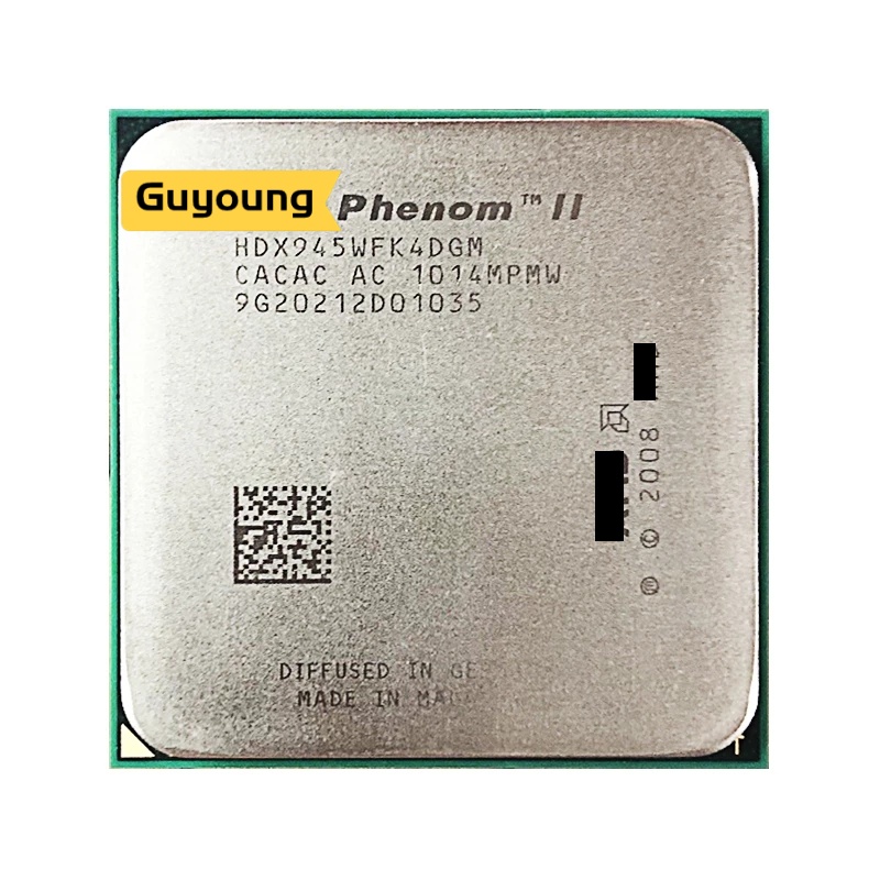 Phenom II X4 945 95W 3.0GHz Quad-Core CPU Processor HDX945WFK4DGM ...