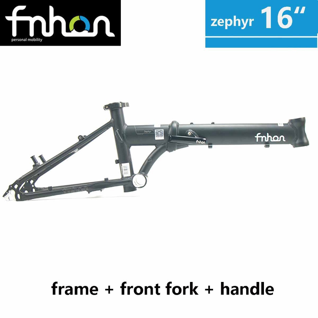 FNHON V-brake Folding Bike Frame ZEPHYR suitable for modified bicycle ...