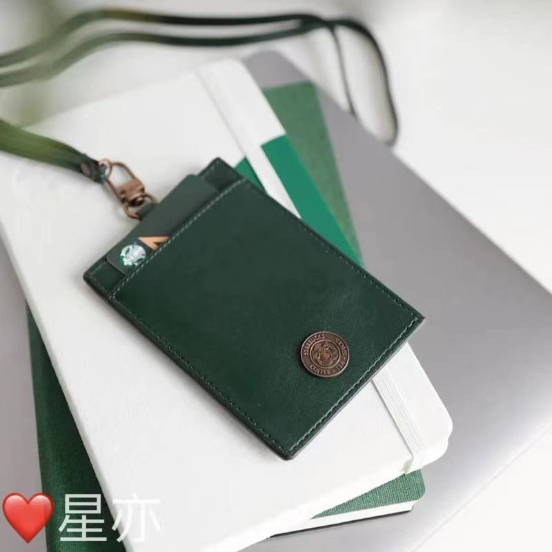 Starbucks Card Holder Work Document Bag Lanyard Head-Mounted Portable ...