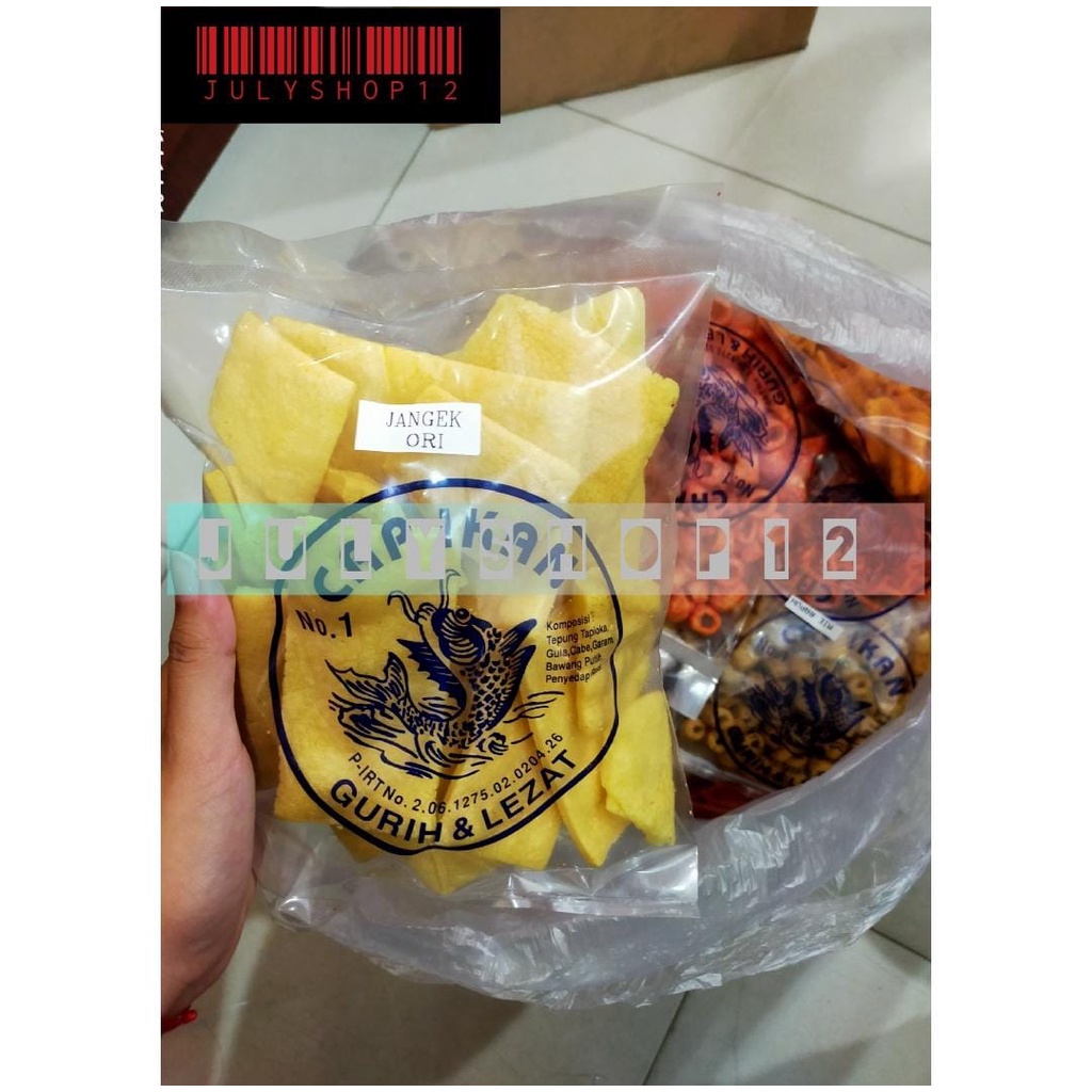 Original JANGEK VARIAN FISH CAP CHIPS / FISH CAP CHIPS / JANGEK CHIPS ...