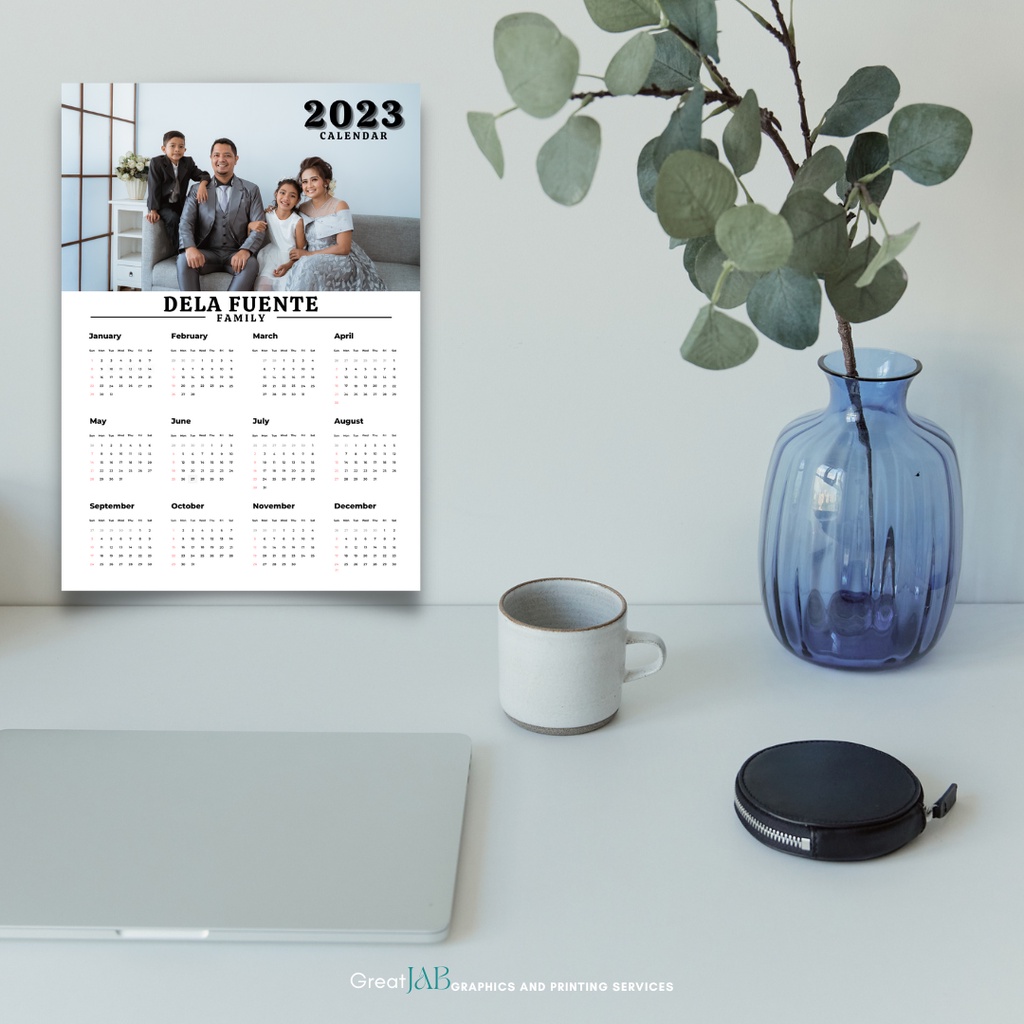 Customize Photo Calendar 2023 | Shopee Philippines