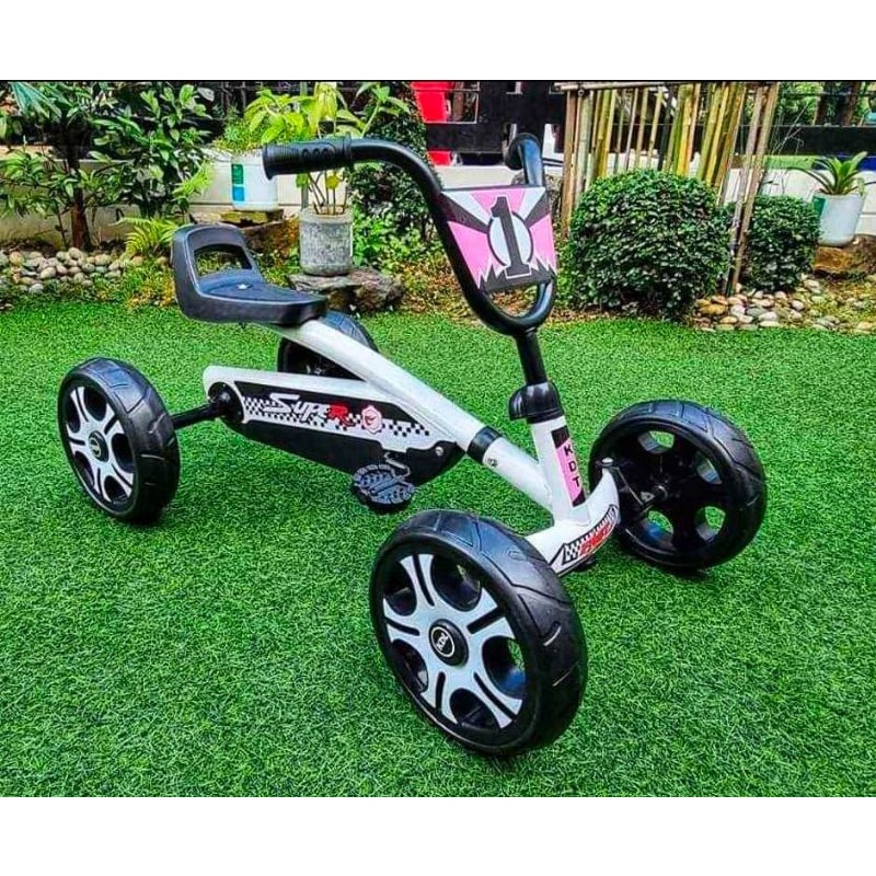 Racing Pedal Go Kart For Kids/4 wheels Pedal Bicycle Ride On Pedal Cart ...