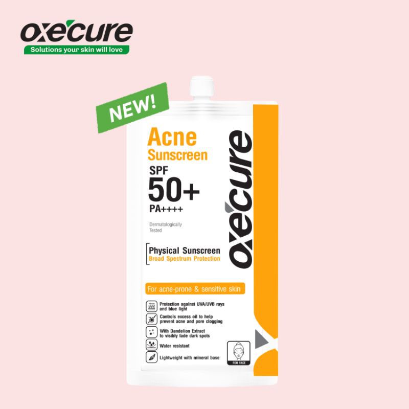 OXECURE Daily Sunscreen SPF50+/PA++++ 6g | Shopee Philippines