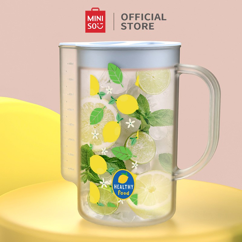 Miniso - Plastic Pitcher Drinking Water Pot 1L Pitcher 4cups Set 5 in 1 ...