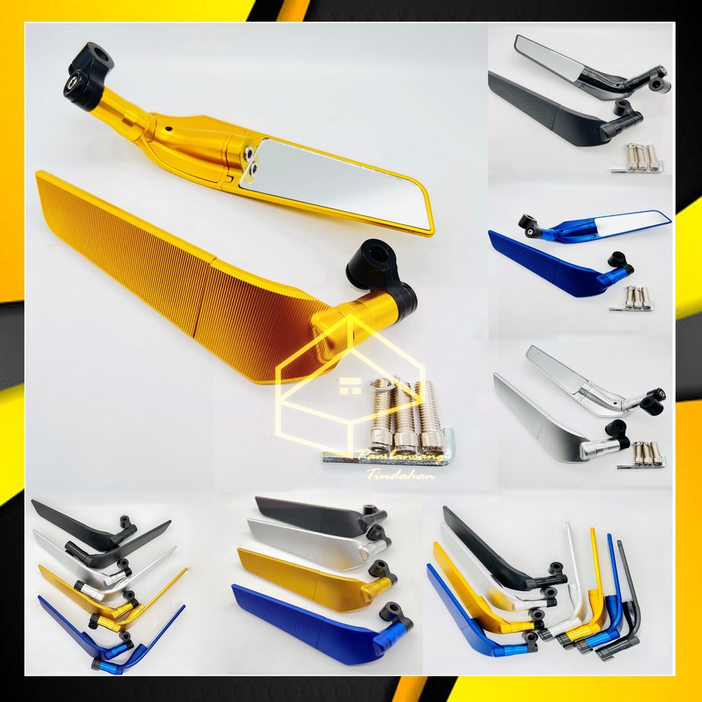 Universal Alloy Winglet Bolt Types Stealth Mirror 3252 | Shopee Philippines