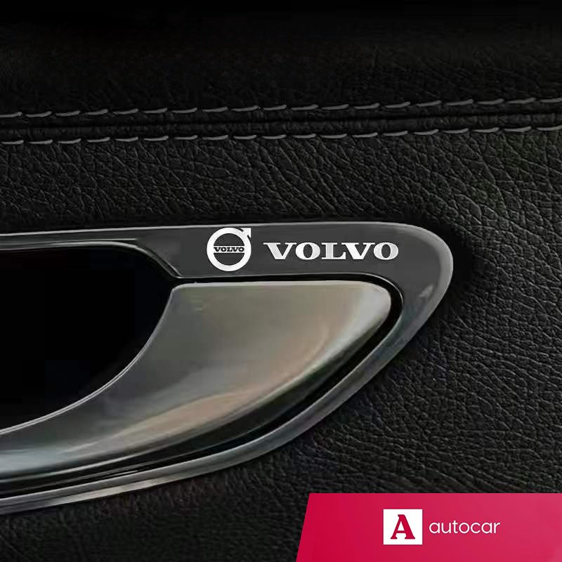 [Wholesale] For Volvo Logo 3D Silver Metal Labels Plated Decorative ...