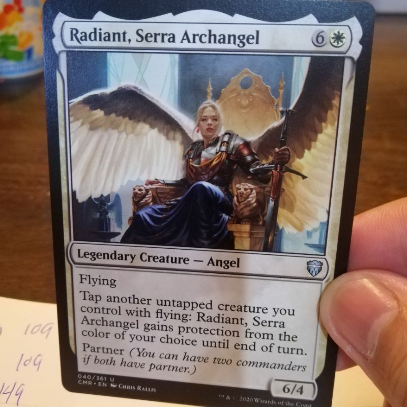 1 Radiant, Serra Archangel CMR MTG card magic commander EDH | Shopee ...