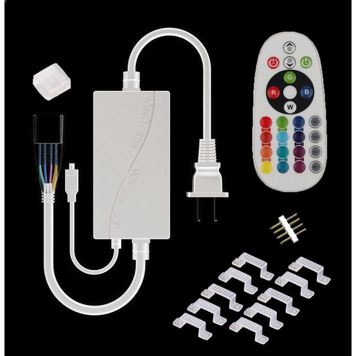 Controller Infrared 24 Keys RGB Colorful Light Strip Hard Light Bar ...