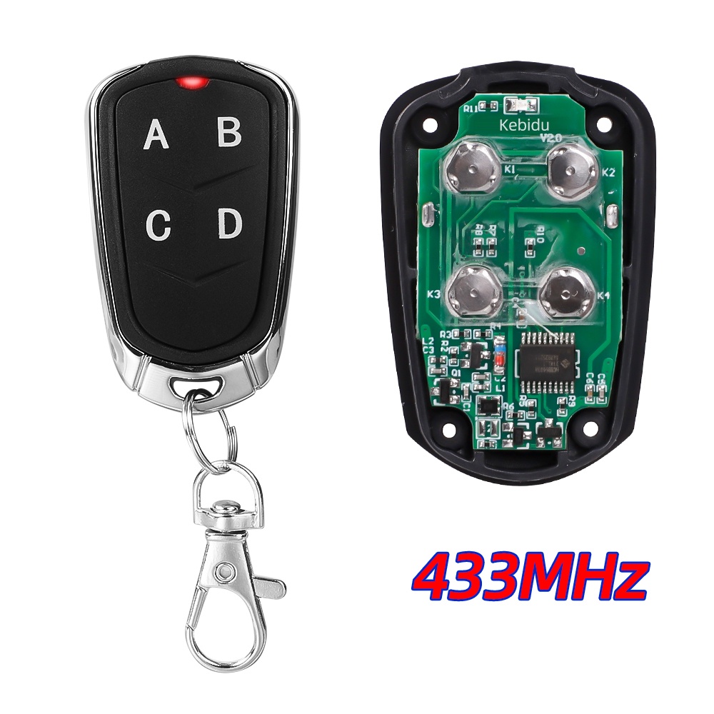 433MHz Electric Gate Garage Door Remote Control Auto Copy Universal 433mhz fixed Rolling code ...