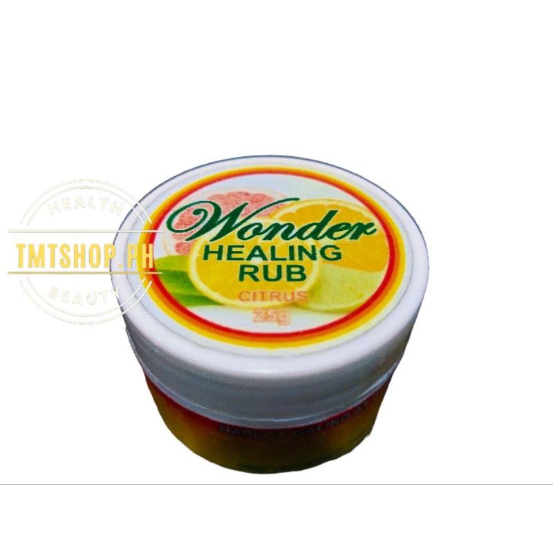 Wonder Healing Rub CITRUS 25g | Shopee Philippines