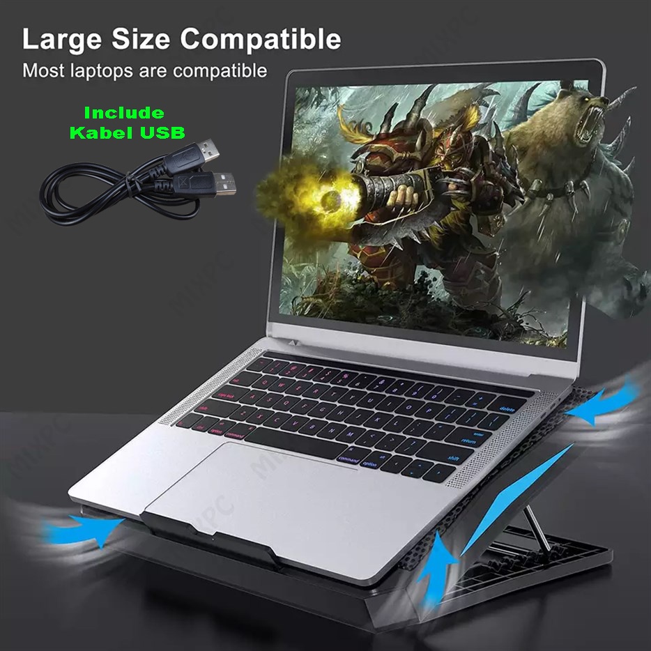 Laptop Cooling Pad Laptop Cooling Fan Cooler Fan Q3 | Shopee Philippines
