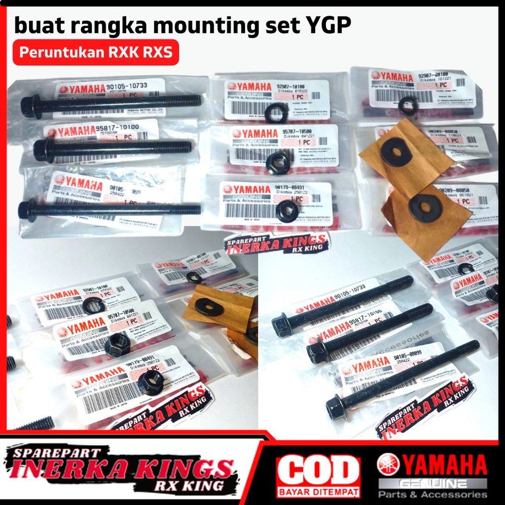 MESIN Bolt Bolts Engine Mounting Machine Frame Rx King Rxk Rxking Rxs ...