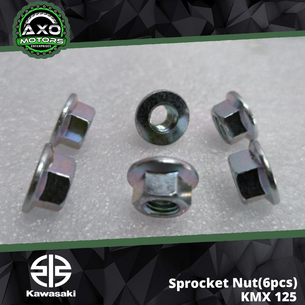 Sprocket Nut KMX125(6pcs)92015-1143 Genuine | Shopee Philippines