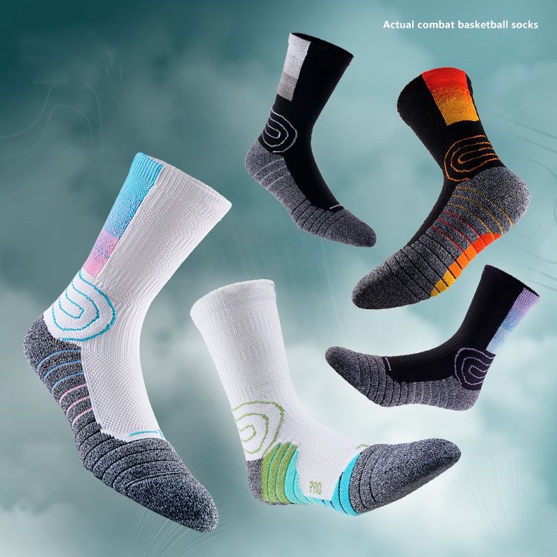 New Style Towel Bottom Basketball Socks Breathable Sports Socks Elite ...