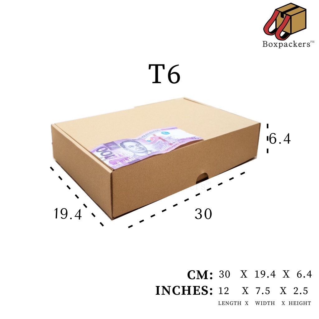 Mailer Box Corrugated Box Carton Karton Gift Box Shipping Box T6 30 X 19.4 X 6.4 CM BOXPACKERS ...