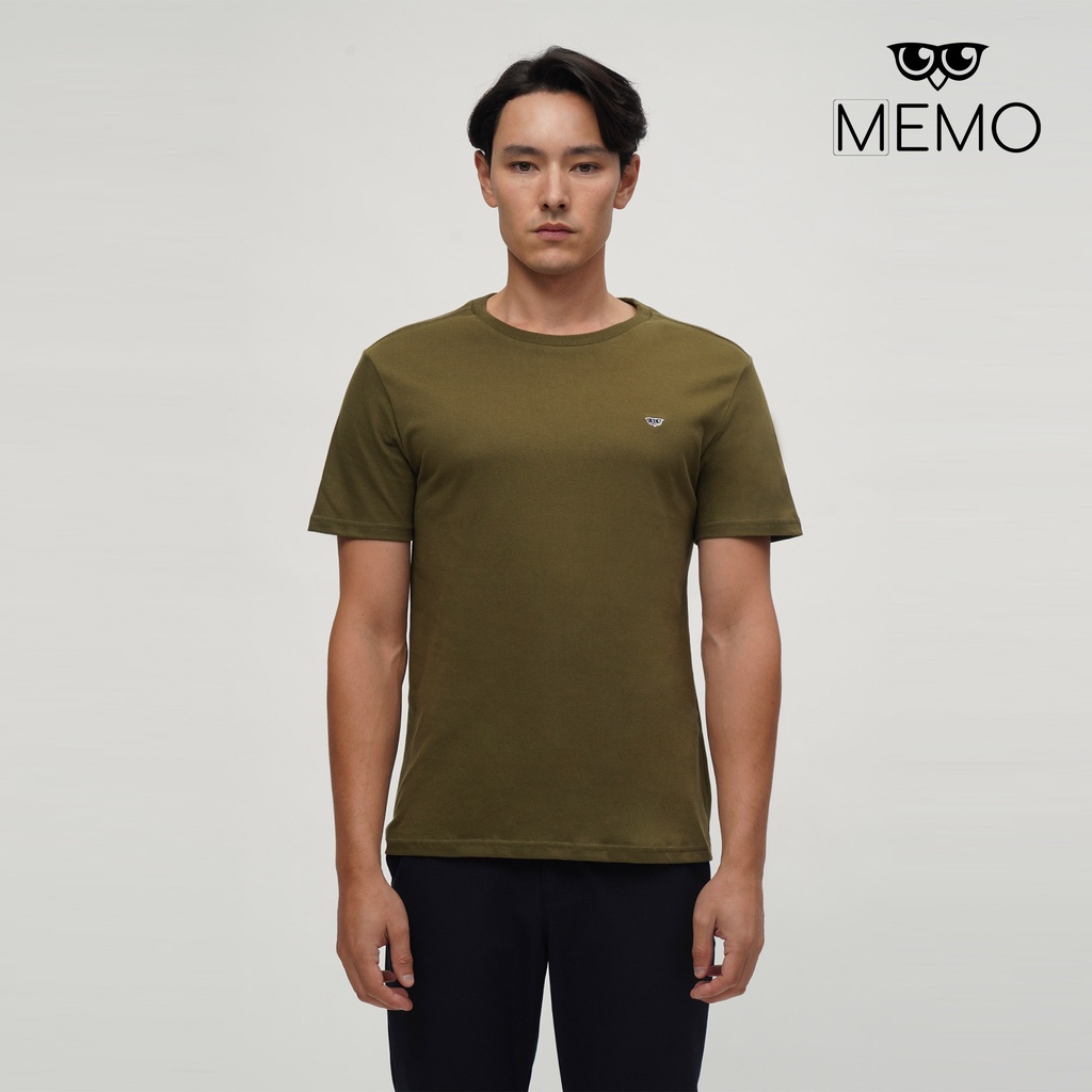 Memo Ultimate Basics Comfort T-Shirt For Men (Medium Green) | Shopee ...