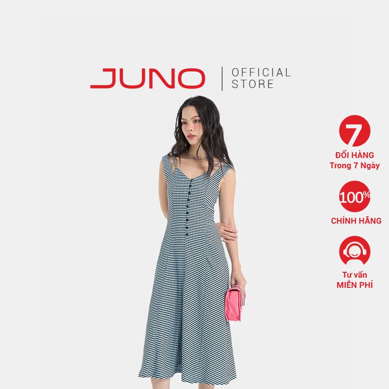 Juno Fashion Women's Midi Dress 2 Cut Out Straps JNDLU043 | Shopee ...