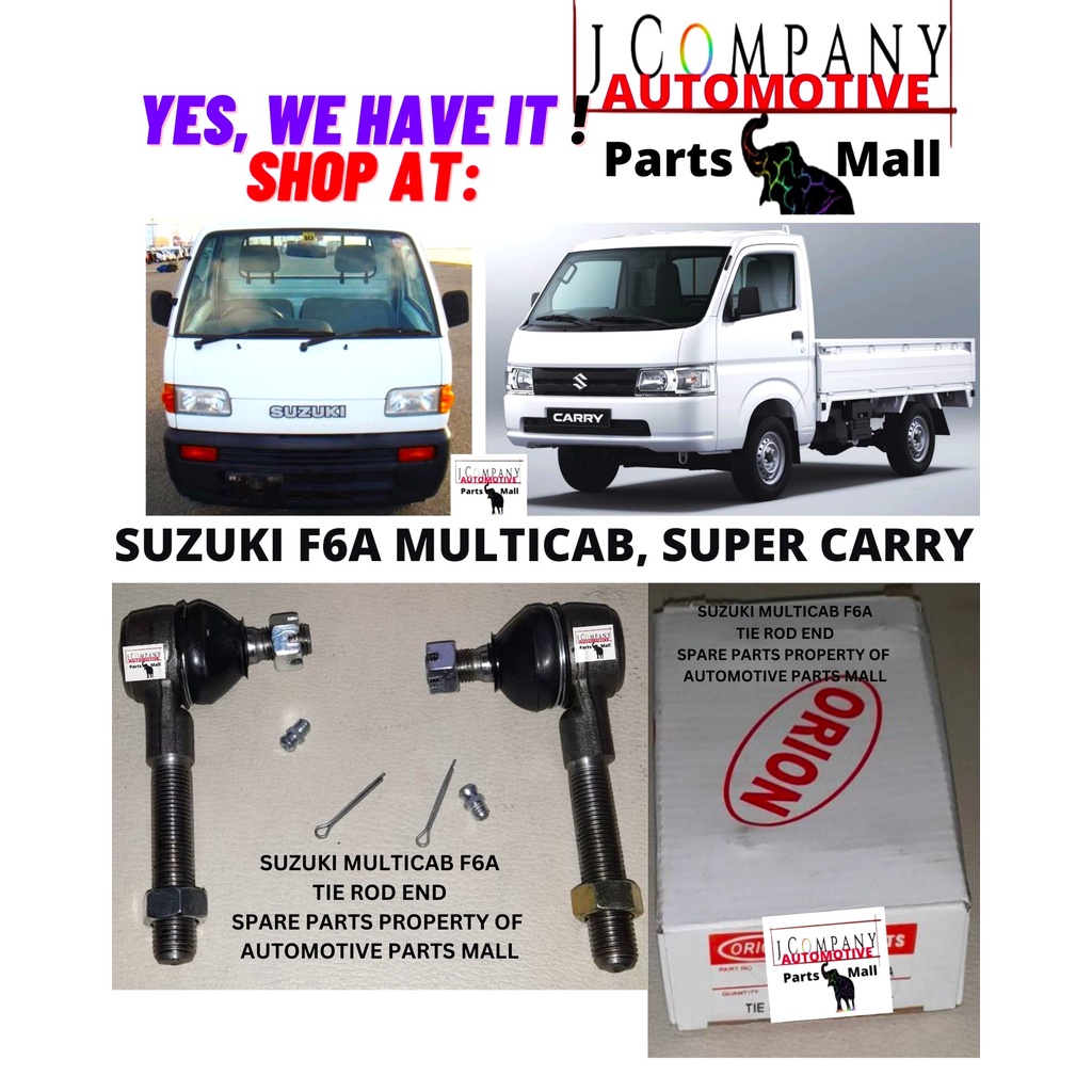 MULTICAB F6A TIE ROD END SUZUKI ORION | Shopee Philippines