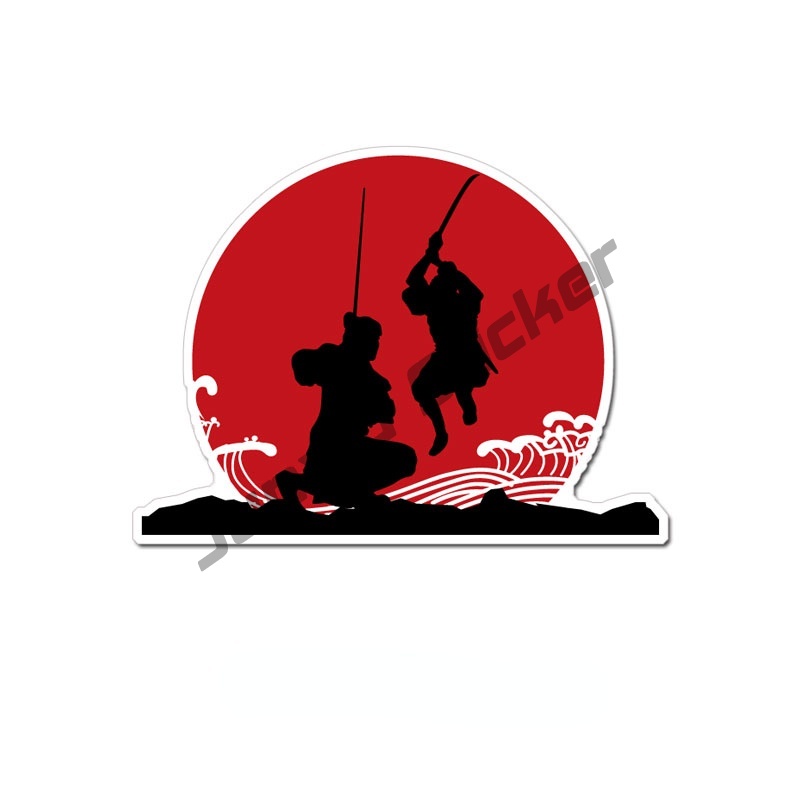 Creative Samurai Stickers for Japanese Female Samurai Car Stickers ...