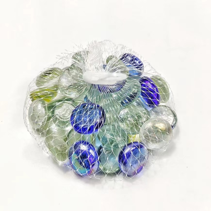 KES Assorted Clear Glass Marble Vintage Game Mancala Stones Marbles ...