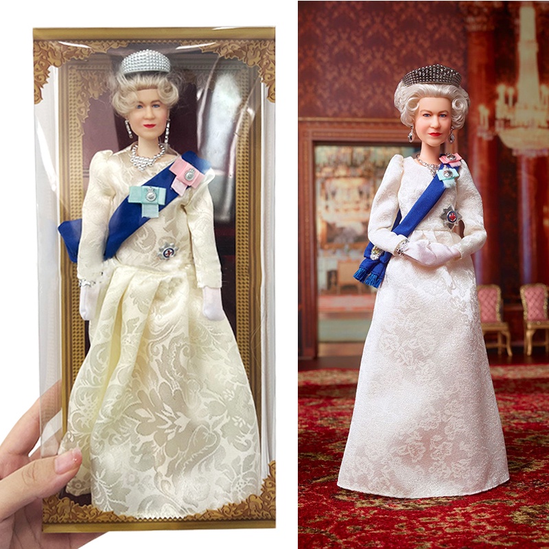 New Barbie Signature Queen Elizabeth II Platinum Jubilee Collector Doll ...