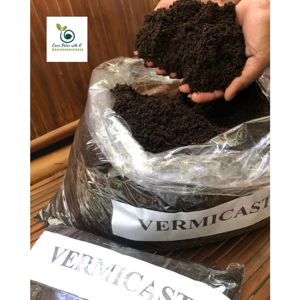 5kgs Vermicast, vermi cast, vermi culture, worm castings | Shopee ...