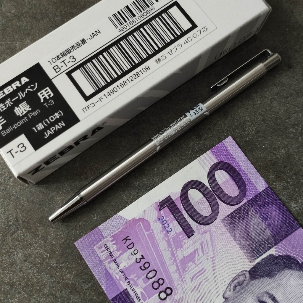 ZEBRA TECHO T3 Compact Pen and Pencil / Pocket Pen and Pencil - Accepts ...