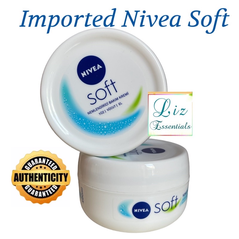 Original Nivea Soft 100ml | Shopee Philippines