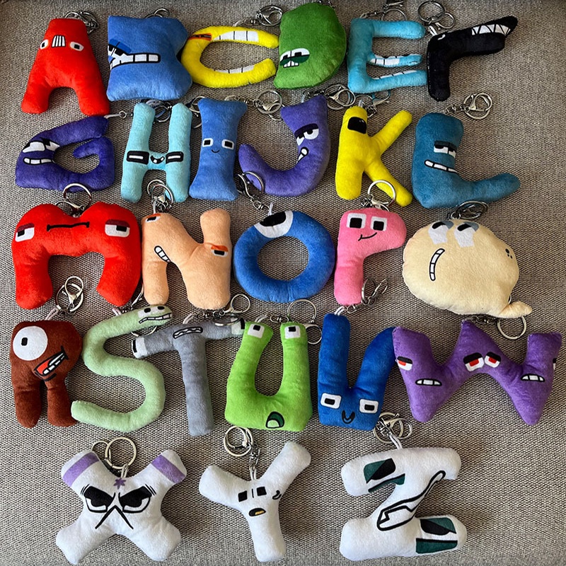 39in Alphabet Cuddly Lore Plush Pendant Doll Educational Baby Toy ...