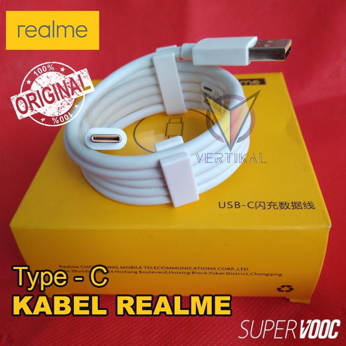 Realme 7 pro/6 charger Cable Original 100% VOOC 6A Type C Fast | Shopee ...