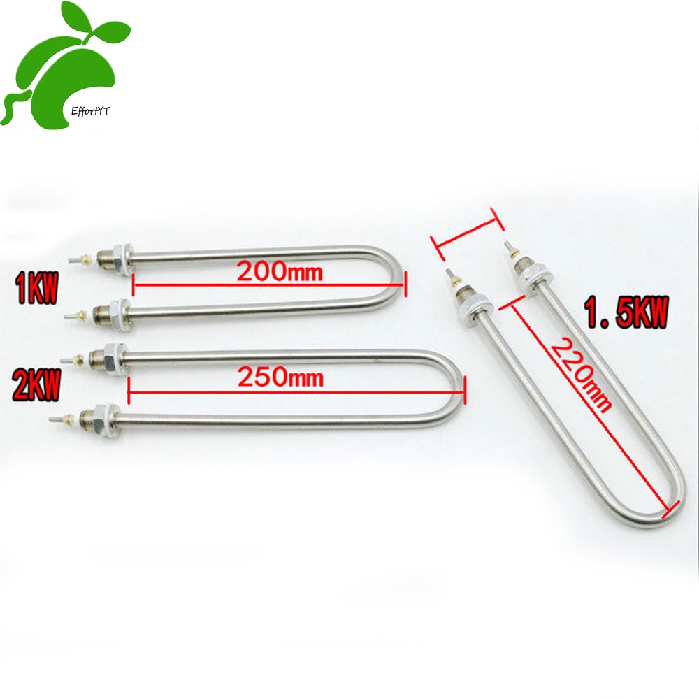 AZJ U Shape Heating Element Electric Heat Tube 1KW/1.5KW/2KW Heating ...