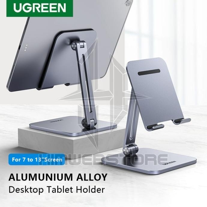 Ugreen 40393 Desktop Metal Holder Phone Tablet Tab Ipad Stand Dock HP ...