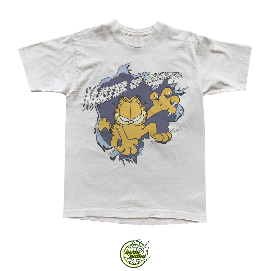 GARFIELD MASTER OF DISASTER UNISEX VINTAGE CARTOON T-SHIRT | Shopee ...