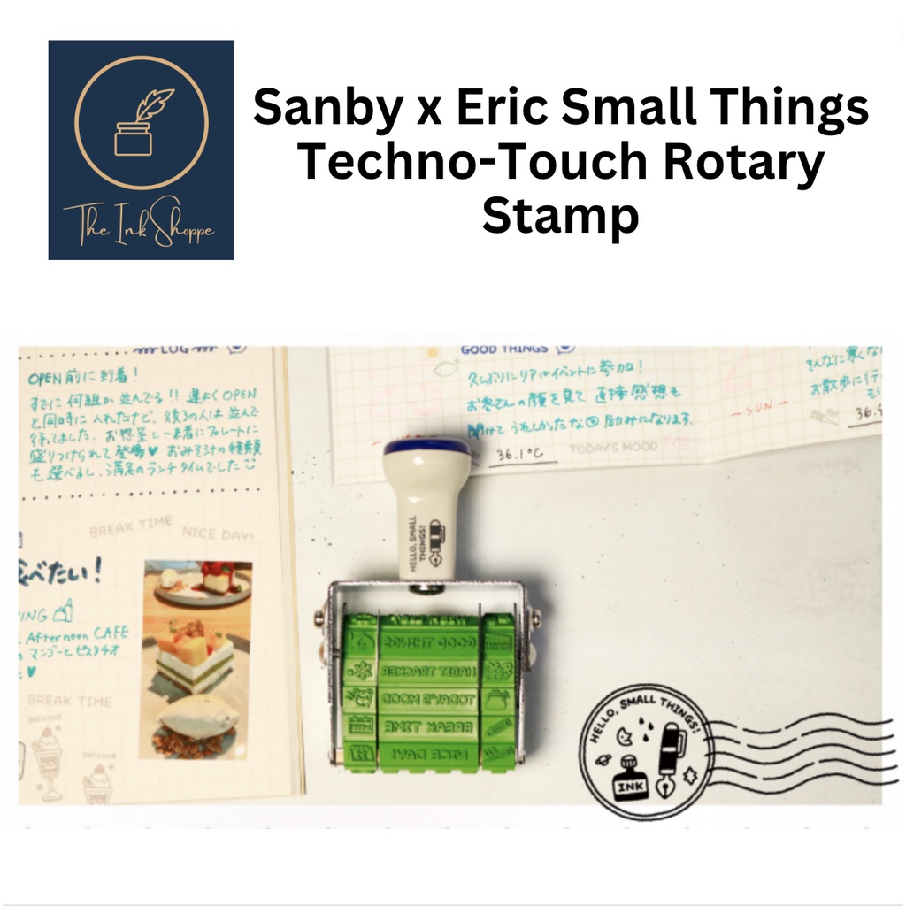 Sanby x Eric Techno-Touch Rotary Stamp | Shopee Philippines