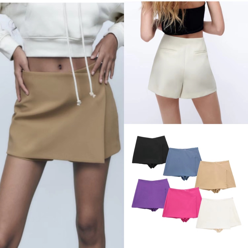 Wholesale Fashion Asymmetric Shorts 7135 | Shopee Philippines
