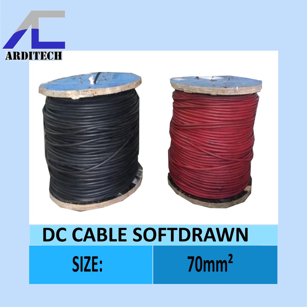 DC CABLE SOFTDRAWN 70mm2 | Per Meter | Shopee Philippines