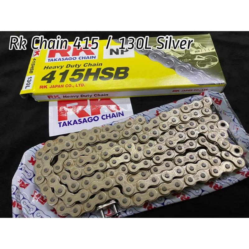 RK CHAIN SILVER / GOLD 415 / 428 UNIVERSAL | Shopee Philippines
