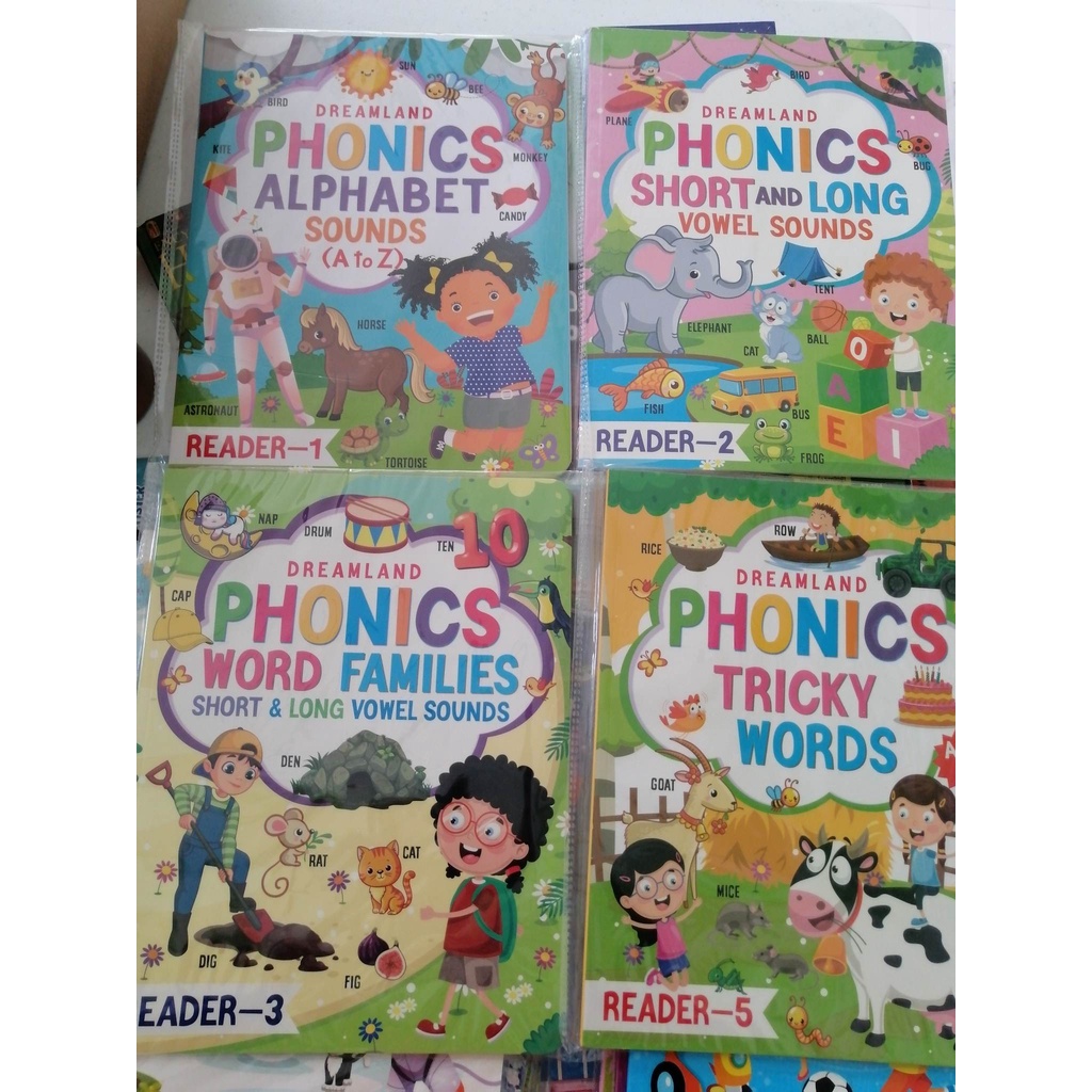 Phonics-Alphabet Sound A-Z, Short & Long, Word Families Short & Long ...