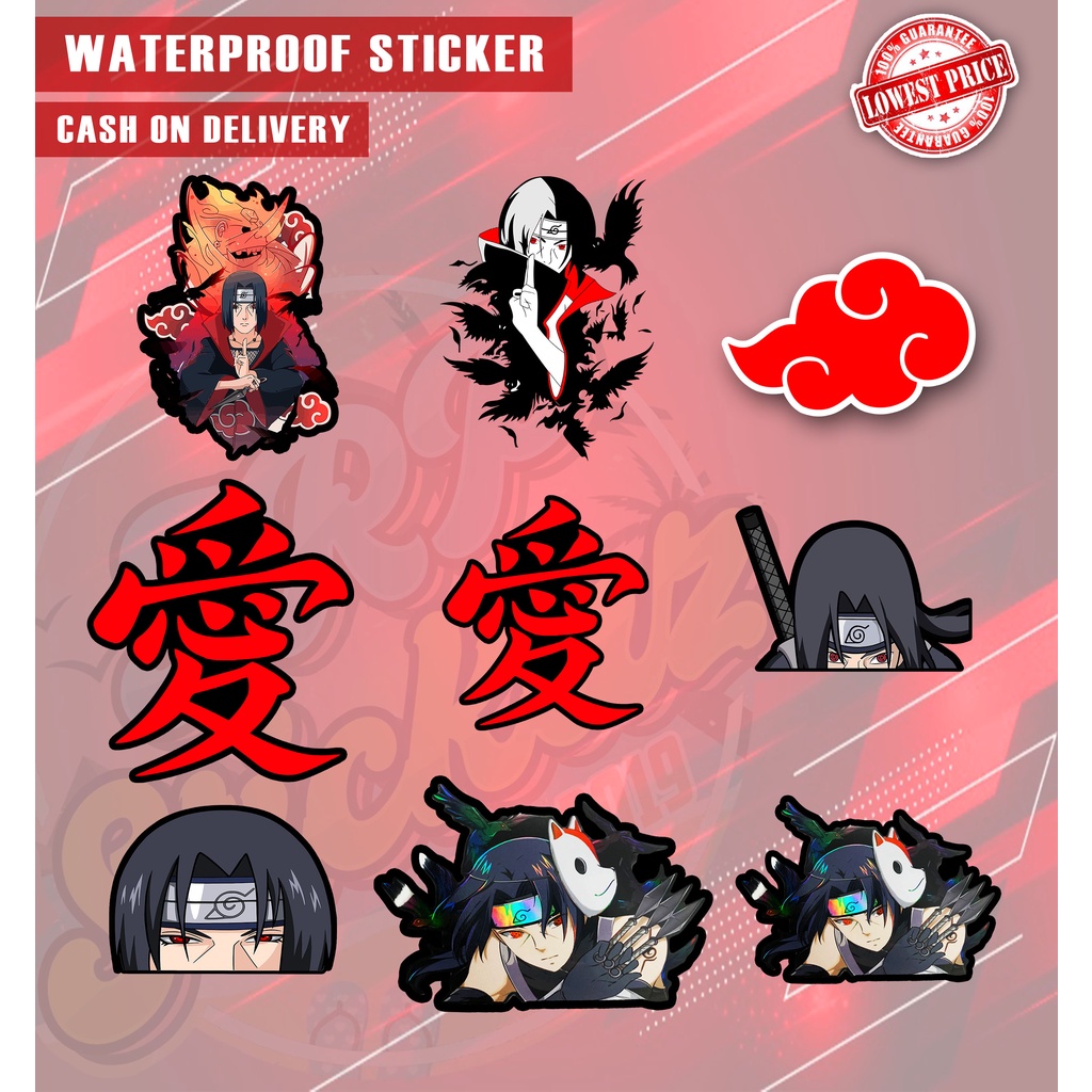 Uchiha Itachi / Naruto Inspired Waterproof Sticker | Shopee Philippines