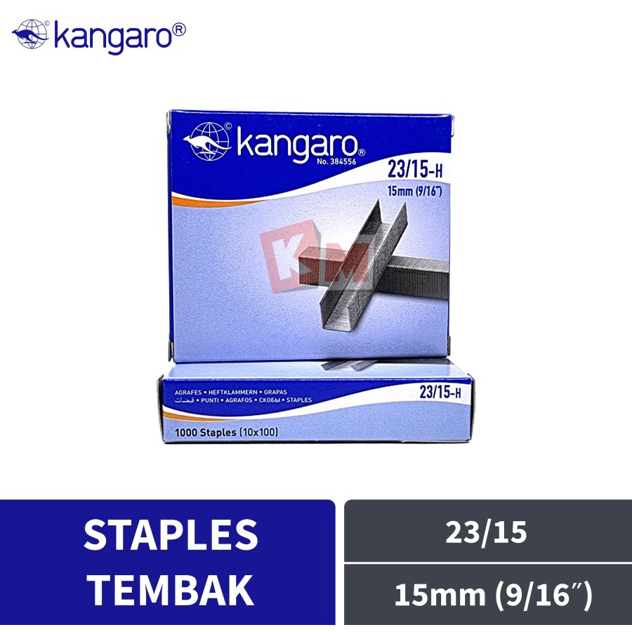 Fill Stapler / Staples Shoot Kangaro 23/15 2315 (1215) | Shopee Philippines