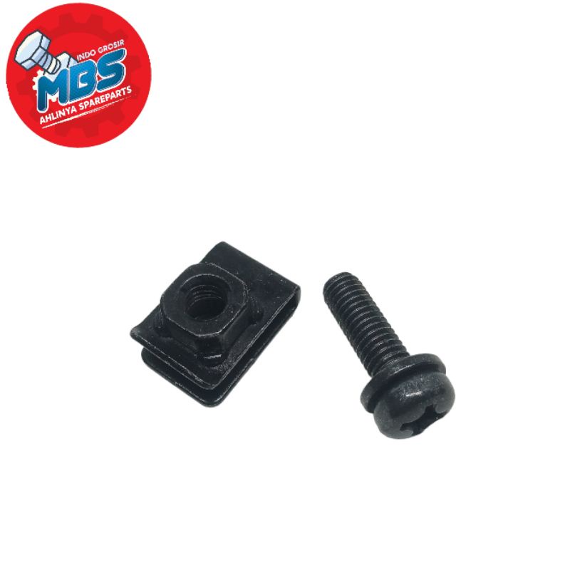 Lip SEPIT BOLT 10 M6 KIP PLATE + M6X20 BOLT, JP 1 SET OF M6 BODY STICK ...