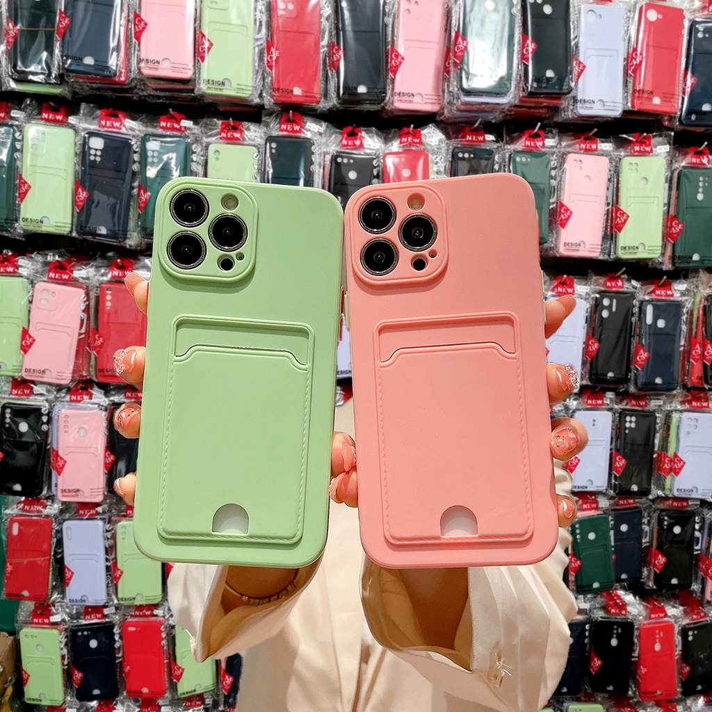 Silicon Card Holder Case FOR VIVO Y1S Y02S Y11 Y12 Y15 Y15A Y15S Y16 ...