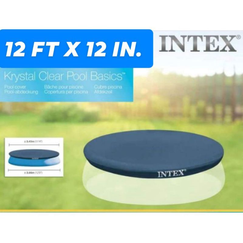 Intex 12ft EASY SET Round Pool Cover (3.66M) Original | Shopee Philippines