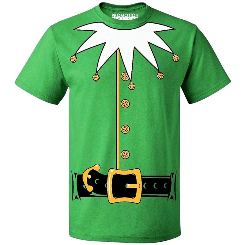 Beyond Santa Helper Elf Christmas Costume Giant Print Men's/Teen T ...
