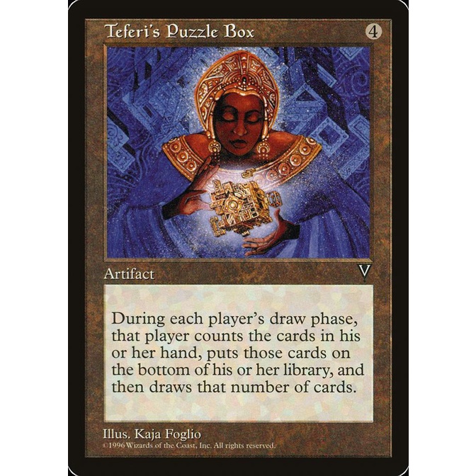 mtg Teferi's Puzzle Box LP Visions | Shopee Philippines