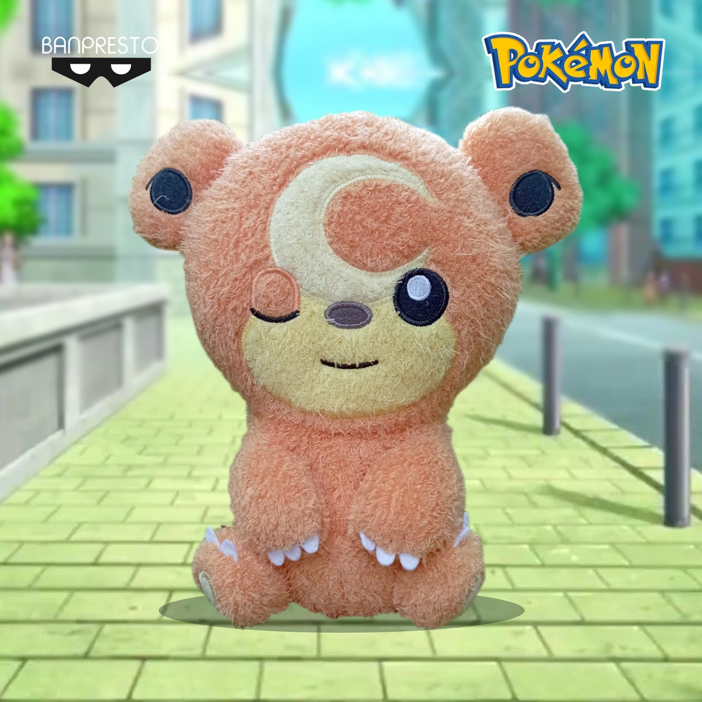 Furry Winking Teddiursa Pokemon Plush Toy (Banpresto) | Shopee Philippines